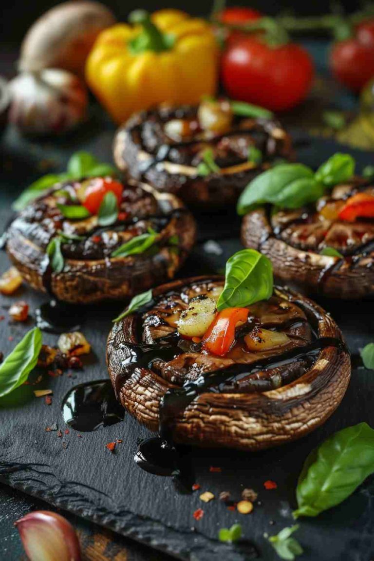 Baked Portobello Mushroom Caps