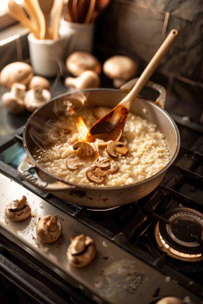 Easy Mushroom Risotto