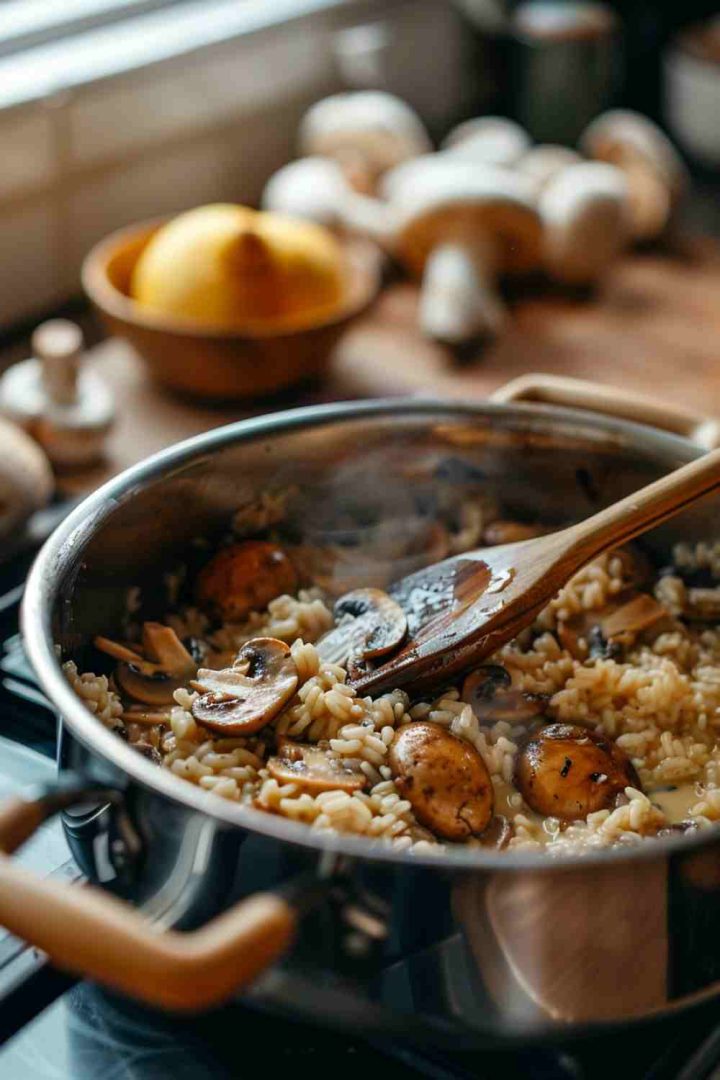Easy Mushroom Risotto