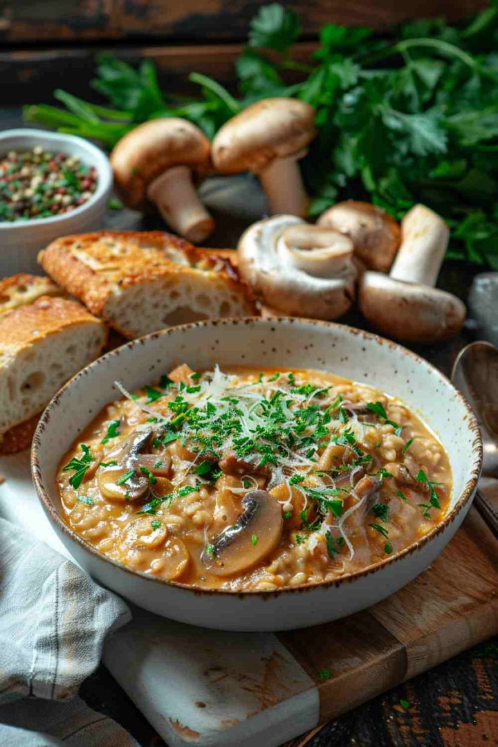 Easy Mushroom Risotto